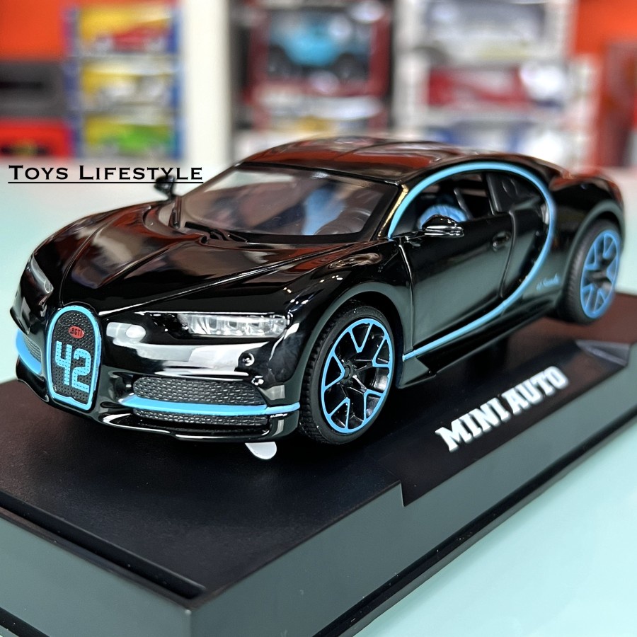 Jual MiniAuto Diecast - Bugatti Chiron Skala 1:32 (Hitam) | Shopee ...