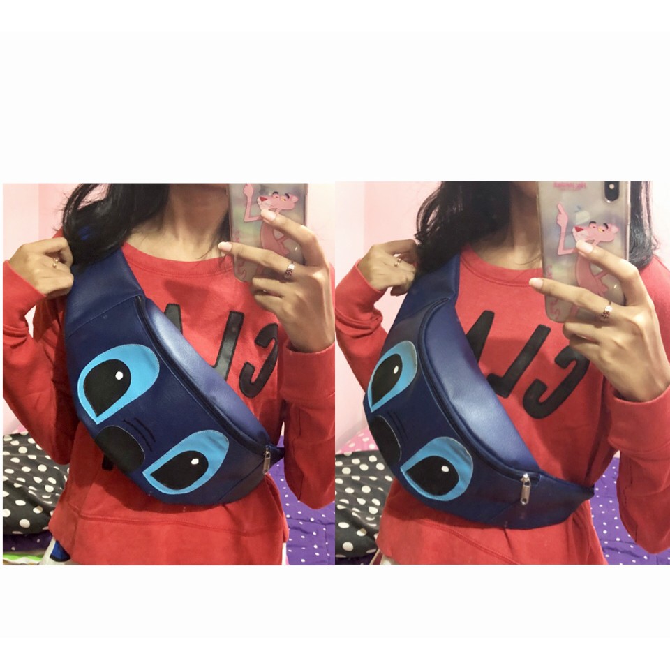 Jual tas waistbag Lilo Stitch -ANEKASTITCH | Shopee Indonesia