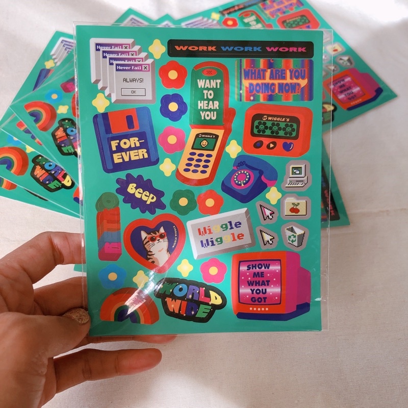 Jual kpop deco photo album sticker photocard toploader kpop stiker ...