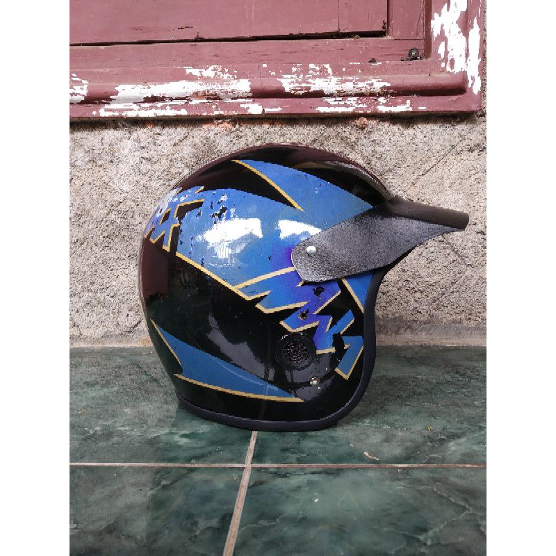 Helm ori yamaha lawas jaduk rx-king rxs mx jupiter | Shopee Indonesia