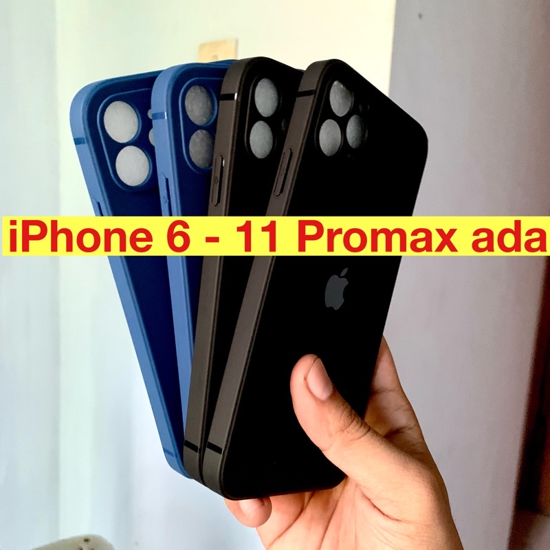 Jual Case Black / Blue mate pinggir Kotak iphone 11, 11 pro, 11 pro max ...