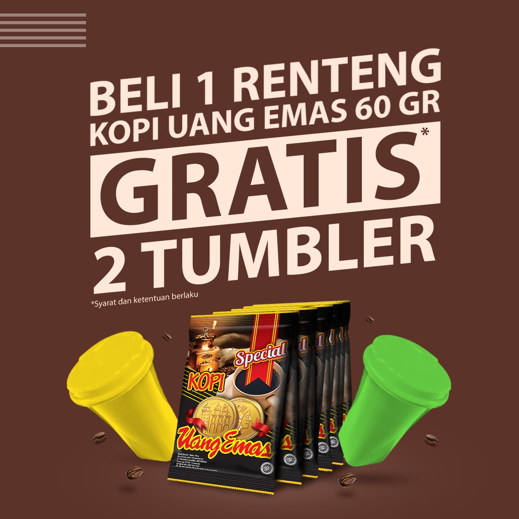 Jual Kopi Uang Emas Special Hitam (60gr x 10 sachet) Indonesia|Shopee ...