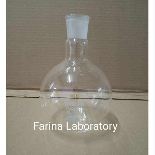 Jual Labu Didih-Boiling Flask 1000ml Flat Bottom Ts 29/32 Pyrex ...