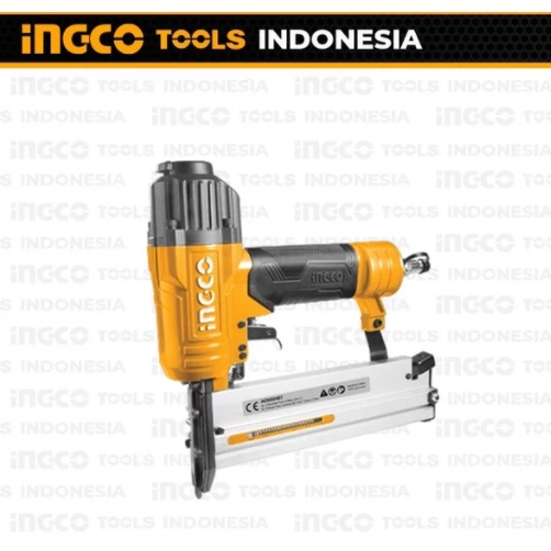 Jual Mesin Paku Tembak F50 INGCO ACN50401 2in1 Air Brad Nailer Stapler Staple Gun FULL SAFETY ...