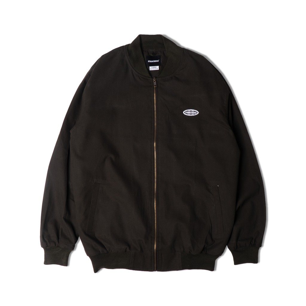 Jual STARCROSS Bomber Jacket - JS 1005 - Green Army | Shopee Indonesia