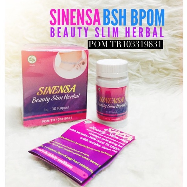 Jual SINENSA BEAUTY SLIM HERBAL 30 CAPSULE | Shopee Indonesia