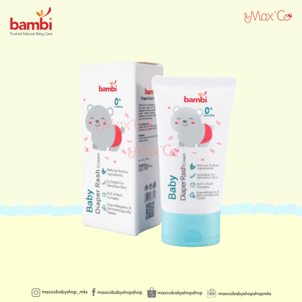 Jual Bambi Diaper Rash Cream 50 ml | Shopee Indonesia