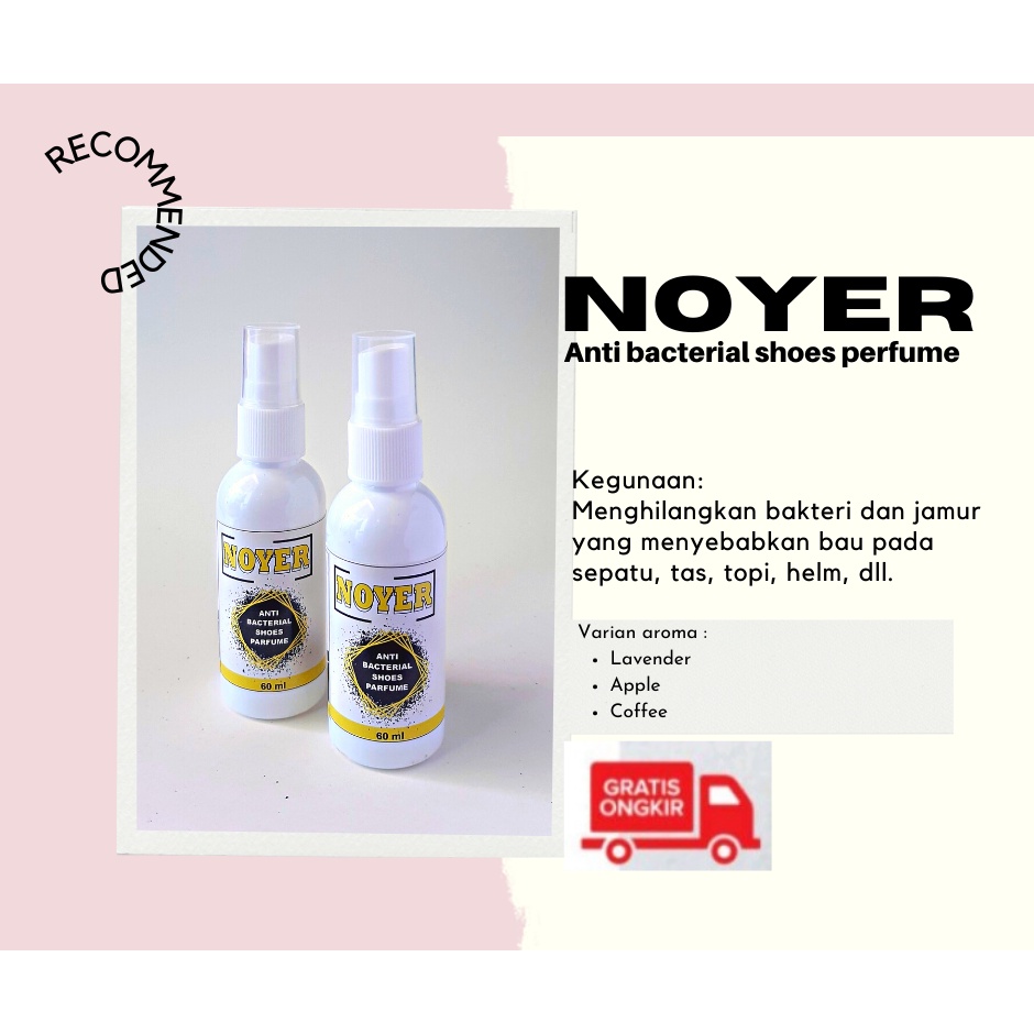 Jual parfum sepatu / Noyer anti bacterial shoes perfume 60 ml | Shopee ...