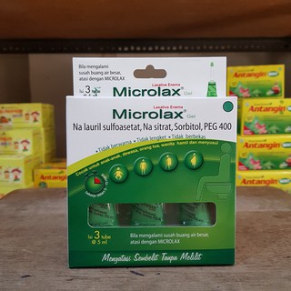 Microlax Gel Isi 3 | Shopee Indonesia