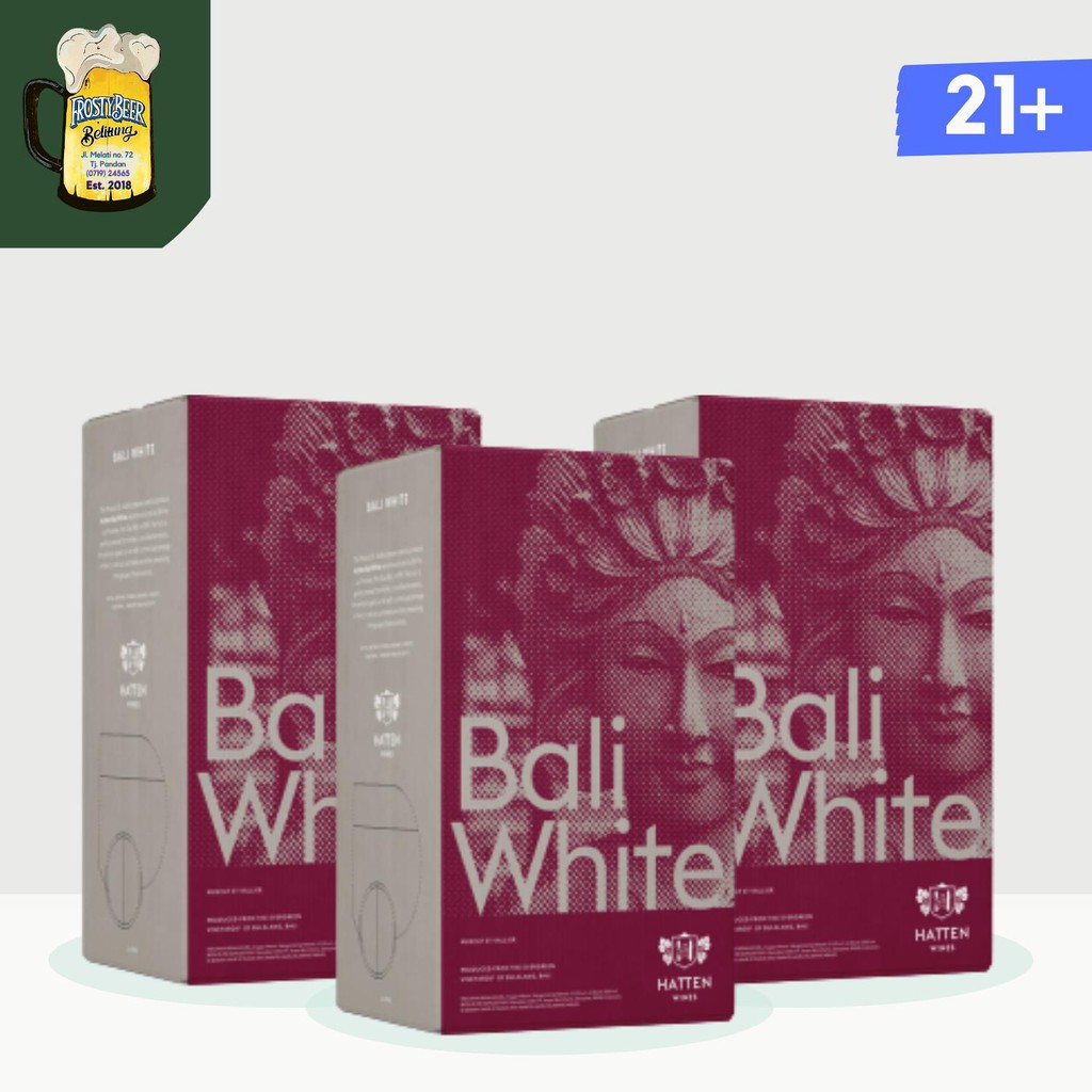Jual Hatten Wine Bali White Cask 11.5% Kotak 2L - Light bodied - Crisp | Shopee Indonesia
