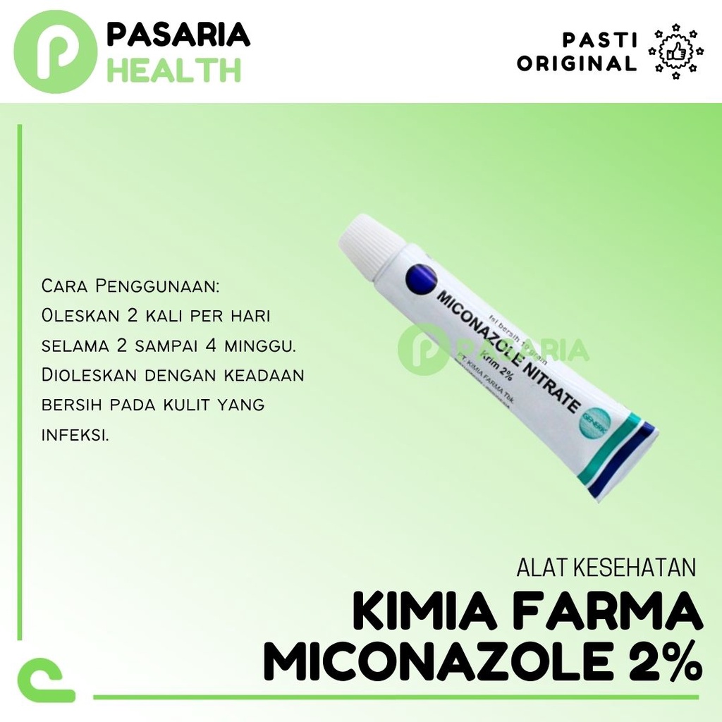 Jual SALEP MICONAZOLE 10 Gram Kimia Farma Cream/Krim Obat Gatal/Jamur ...