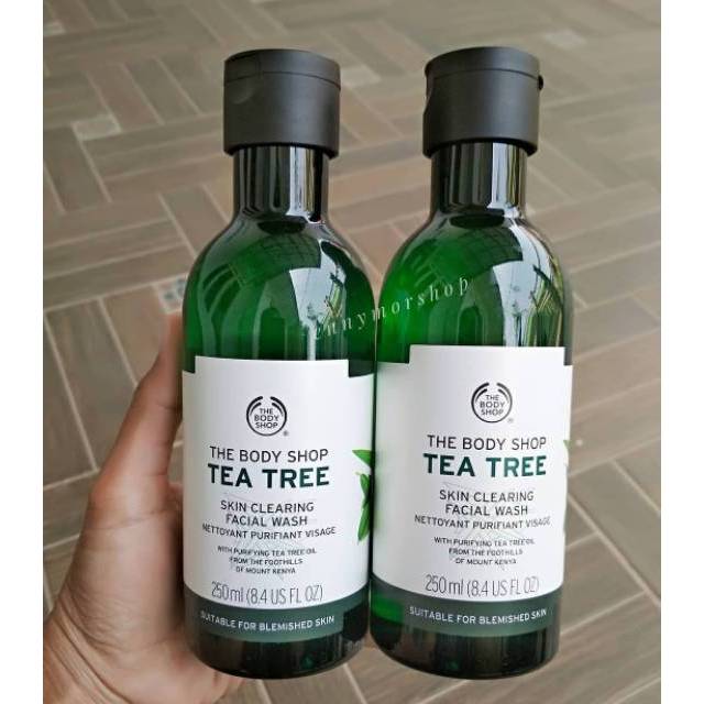 Jual The Body Shop Tea Tree Facial Wash 250 ml | Shopee Indonesia