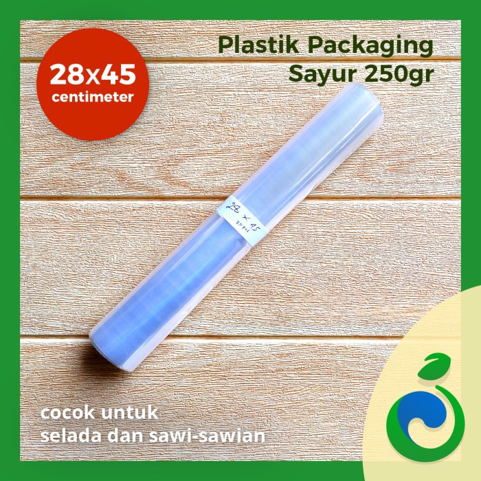 Jual Plastik PP - Packing Packaging Sayur Hidroponik 250gr - 28 x 45 cm ...
