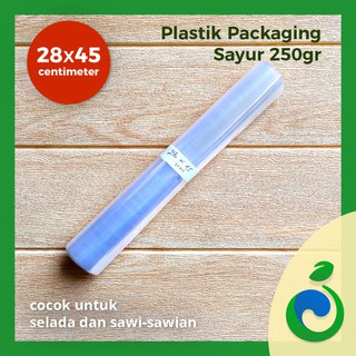 Jual Plastik PP - Packing Packaging Sayur Hidroponik 250gr - 28 x 45 cm ...