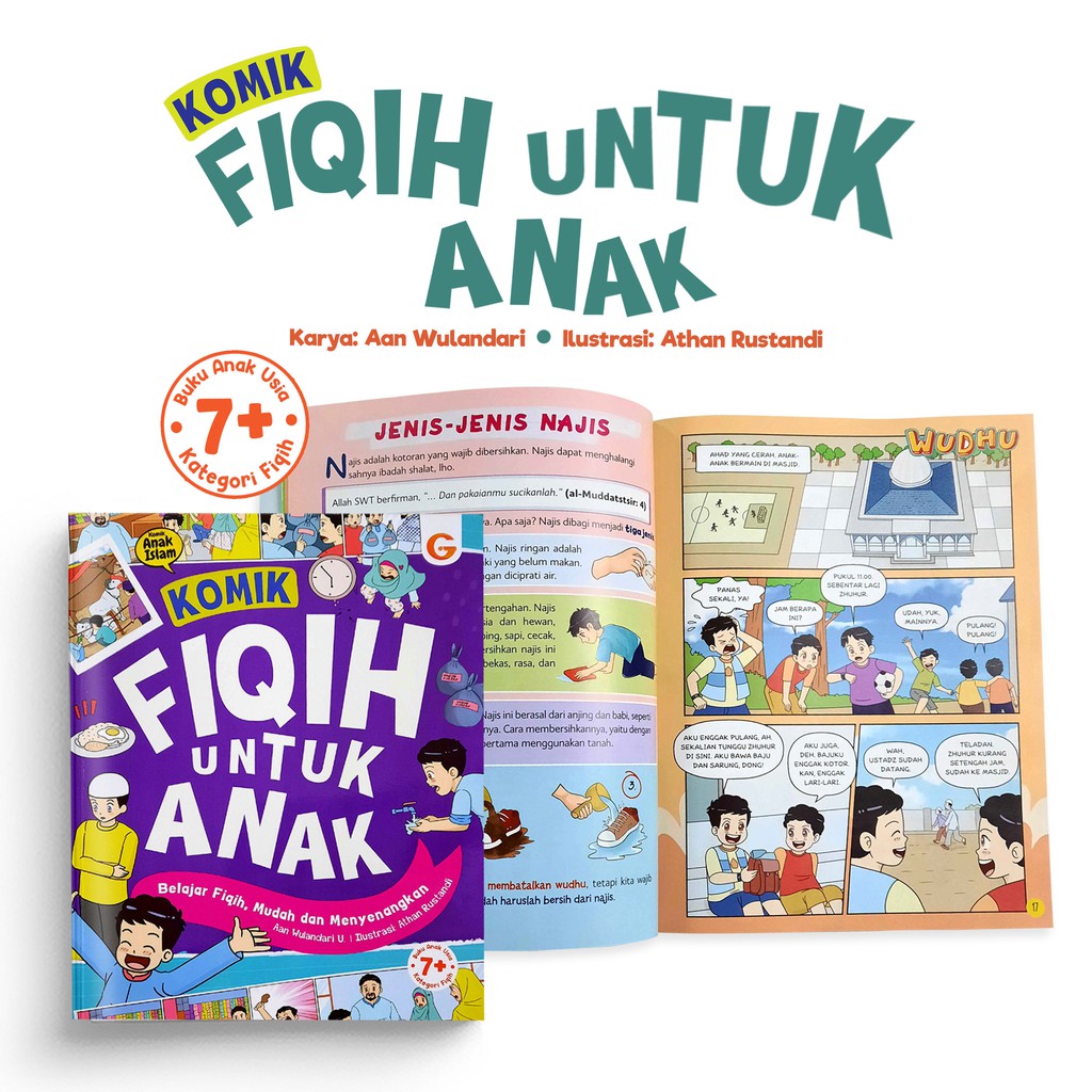 Jual Komik Anak Muslim - Komik Fiqih Untuk Anak - Full Color - Original ...
