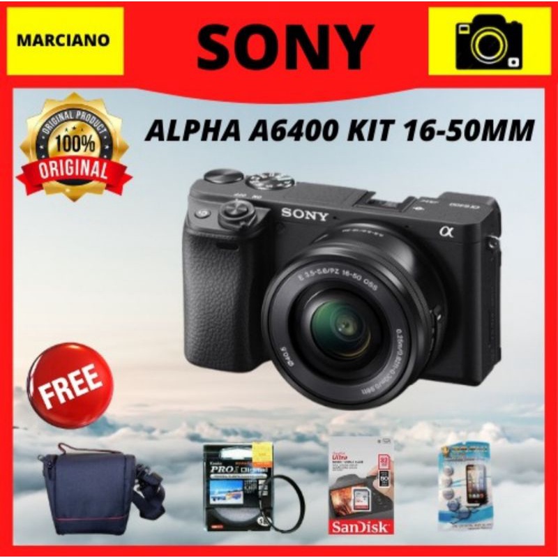 Jual Camera Sony a6400 Kit 16-50MM | Shopee Indonesia
