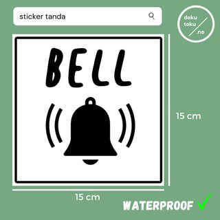 Jual STICKER TANDA BELL WATERPROOF | Shopee Indonesia