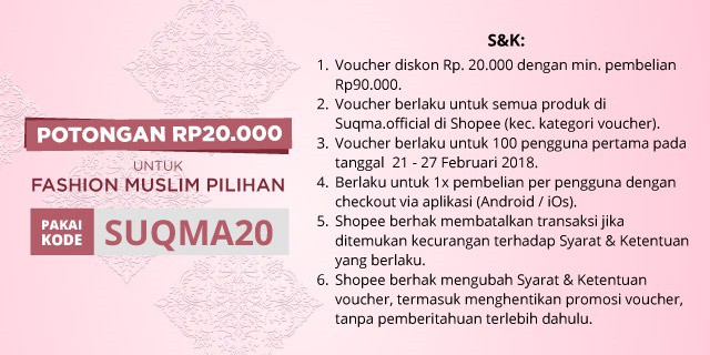 Toko Online Suqma Official Shop | Shopee Indonesia