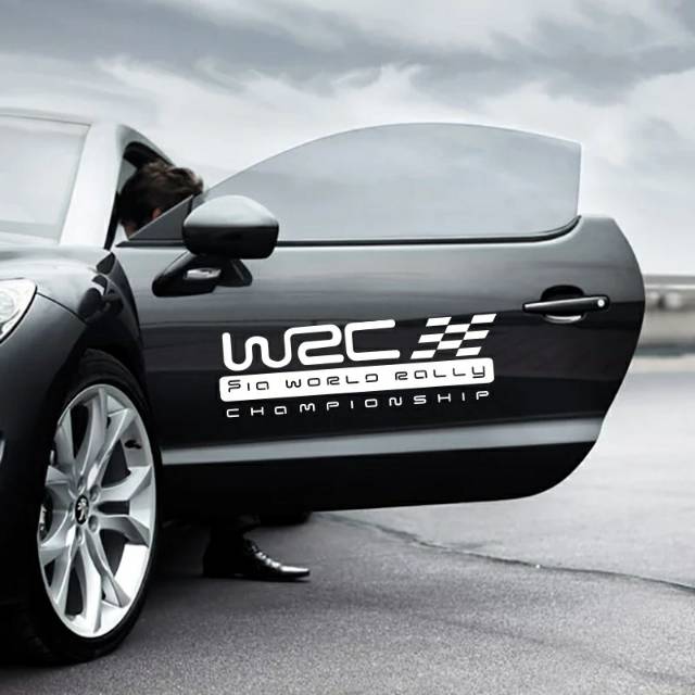 Jual Stiker cutting mobil WRC sia word rally championship 1set kiri ...