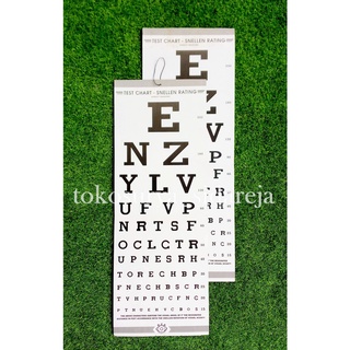 Jual [Grosir] Huruf Test Mata Snellens Chart Termurah / Alat Test Mata ...