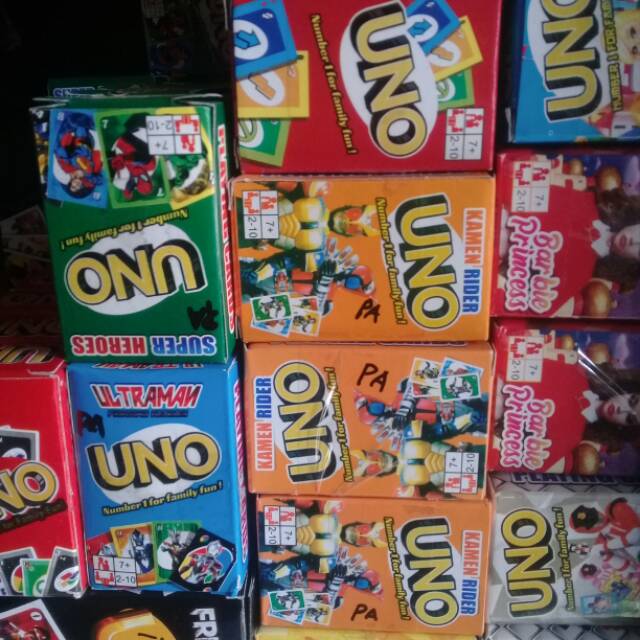 Jual 1 Pak Besar Uno Mini Karakter (Isi 5 Set) Indonesia|Shopee Indonesia