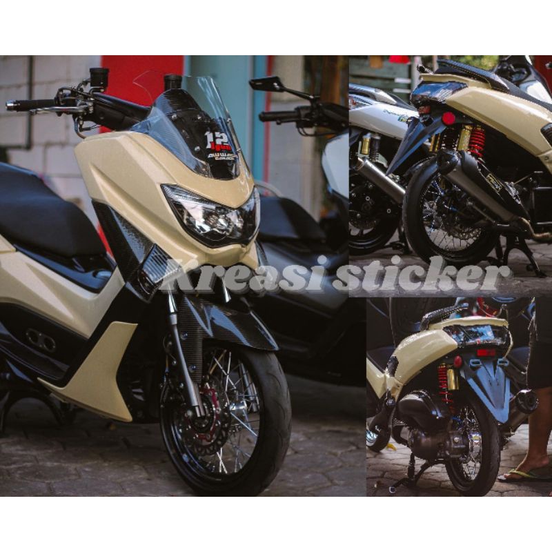Jual decal polos nmax warna stiker crem beidge polos full body nmax old ...