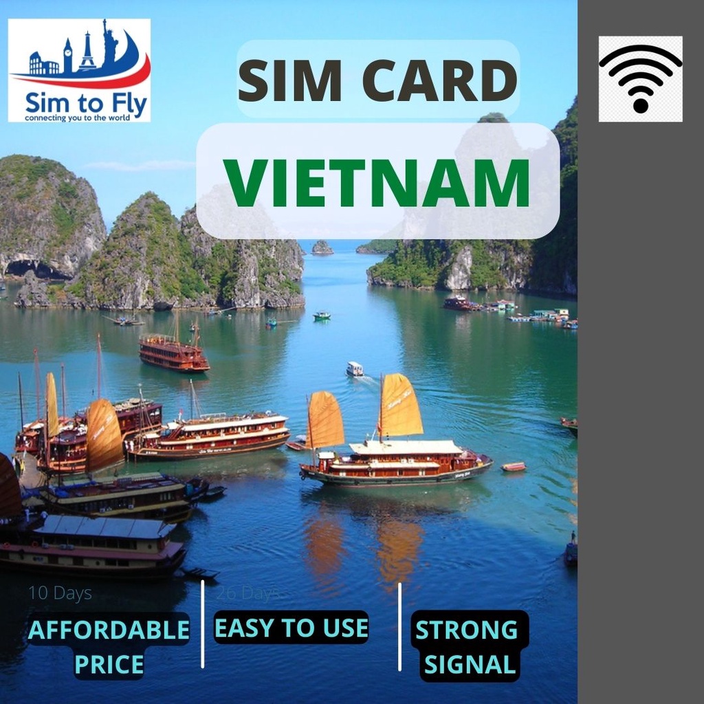 Jual Sim card Vietnam Unlimited Data Simcard Vietnam | Shopee Indonesia