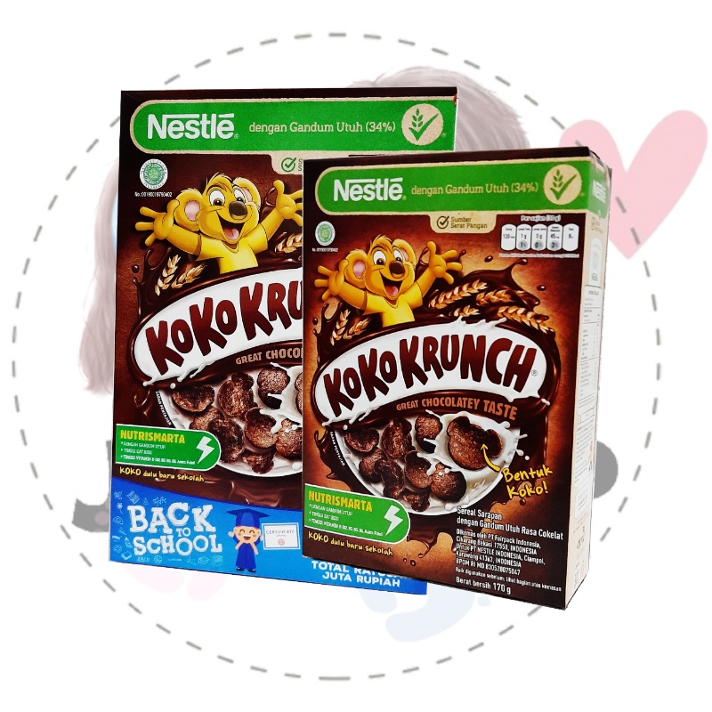 Jual NESTLE KOKO KRUNCH CEREAL SIMBA COCO CHOCO BOX 170G 330G SEREAL ...