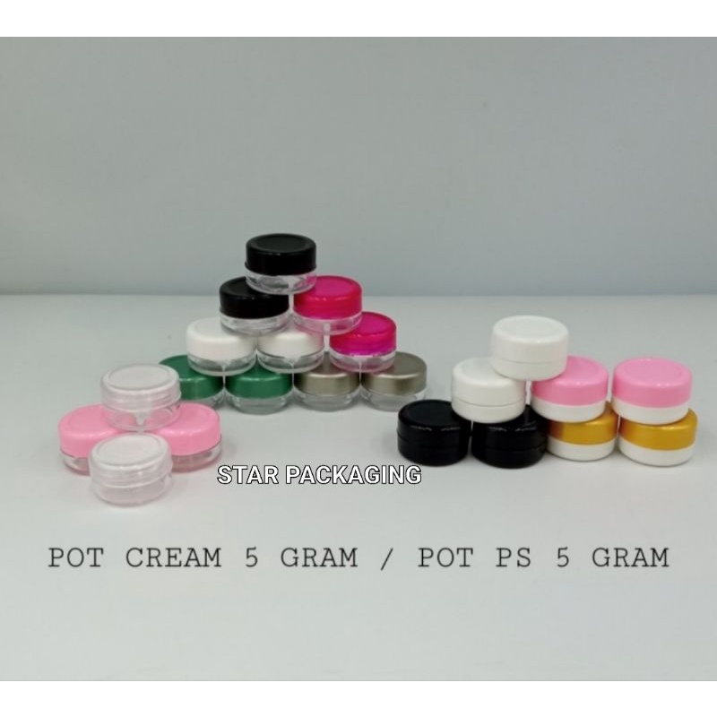 Jual Pot Cream 5 gram Tebal Berkualitas | Shopee Indonesia