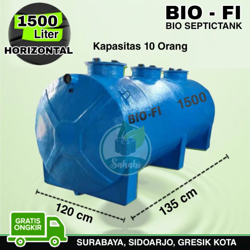 Jual Bio Septic Tank / Bio Tank Ukuran 1500 Liter 8-10 Orang Invoice ...