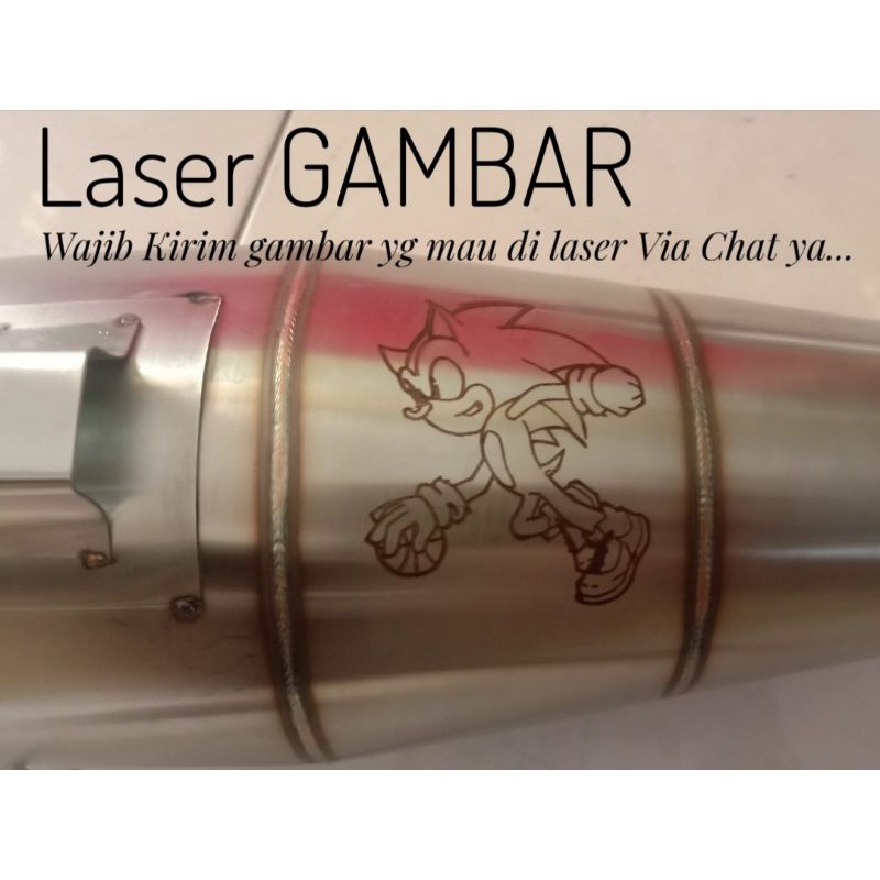 Jual Laser Gambar di Knalpot atau penambahan gambar di knalpot | Shopee ...