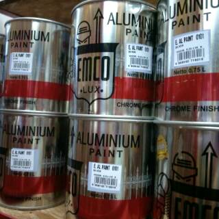 Jual CAT EMCO LUX ALUMINIUM PAINT ( SILVER) Indonesia|Shopee Indonesia
