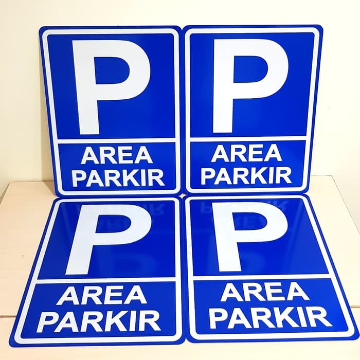 Jual RAMBU AREA PARKIR Plat aluminium 45x60 cm | Shopee Indonesia