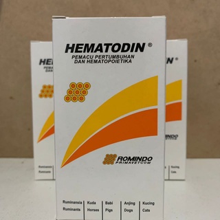Jual Hematodin 100 mL romindo Injeksi penambah darah pemacu pertumbuhan ...