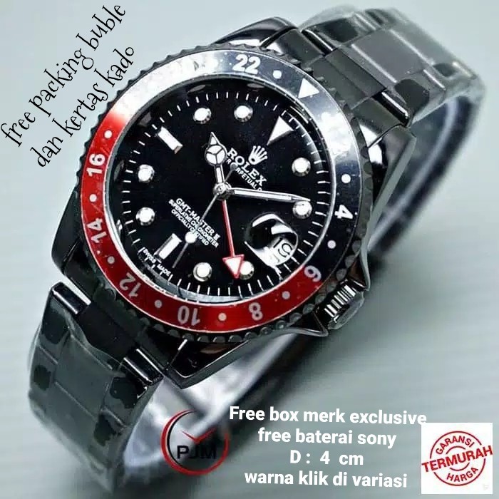 Jual JAM TANGAN ROLEX OYSTER DATE AUTOMATIC (TANPA BATERAI BISA HIDUP ...