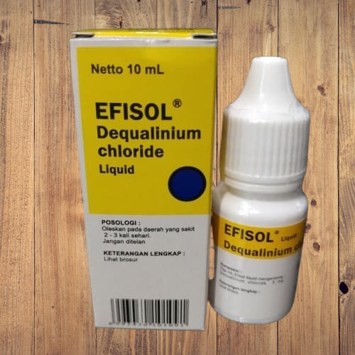 Jual EFISOL LIQUID 10ML (DEQUALINIUM CHLORIDE) | Shopee Indonesia