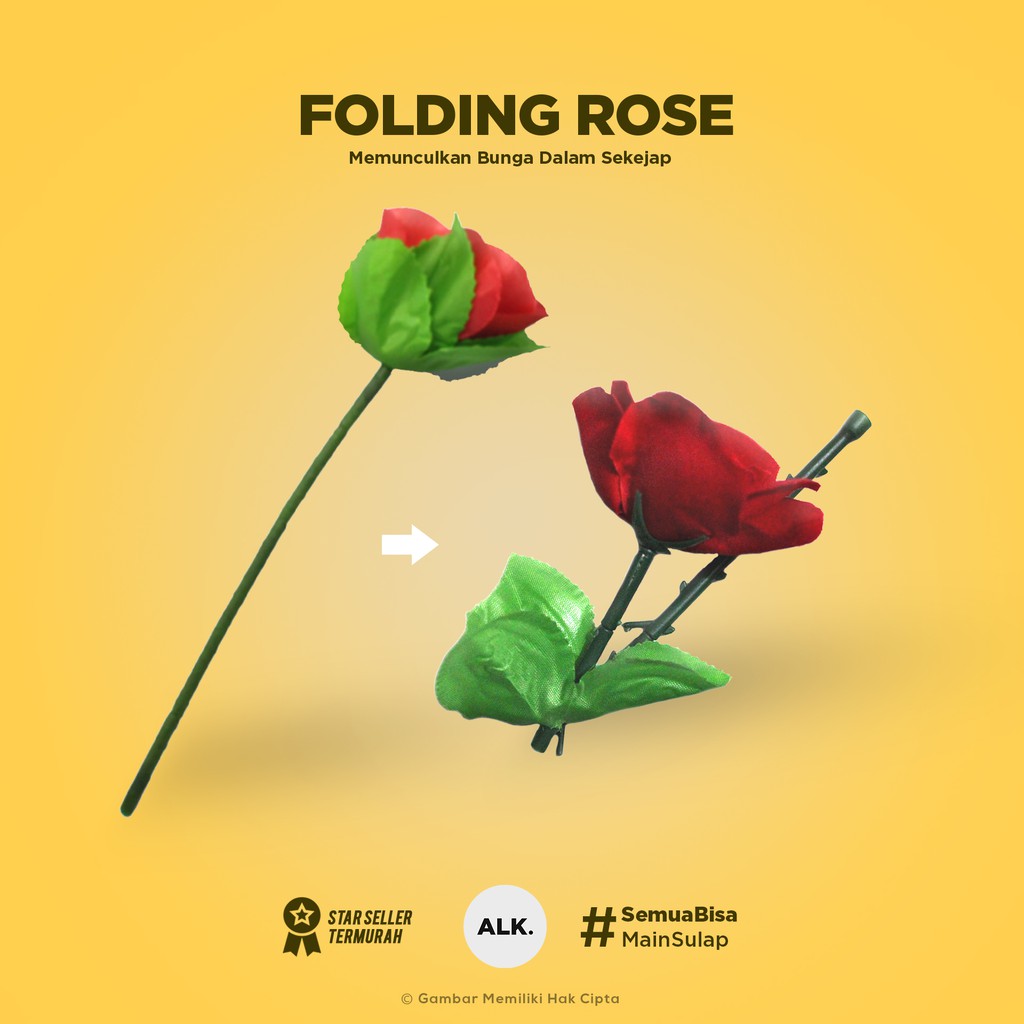 Jual Folding Rose ( Alat Sulap Bunga ) | Shopee Indonesia