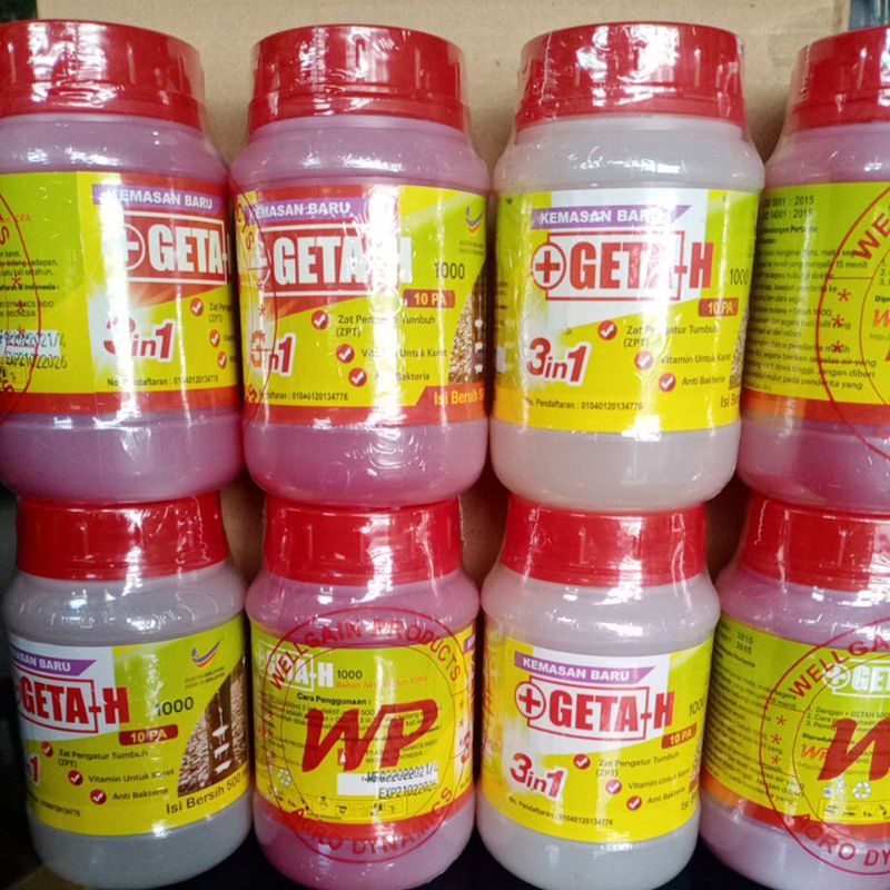 Jual ZPT VITAMIN PERANGSANG GETAH POHON KARET GETAH PLUS 3in1 500 ML ...
