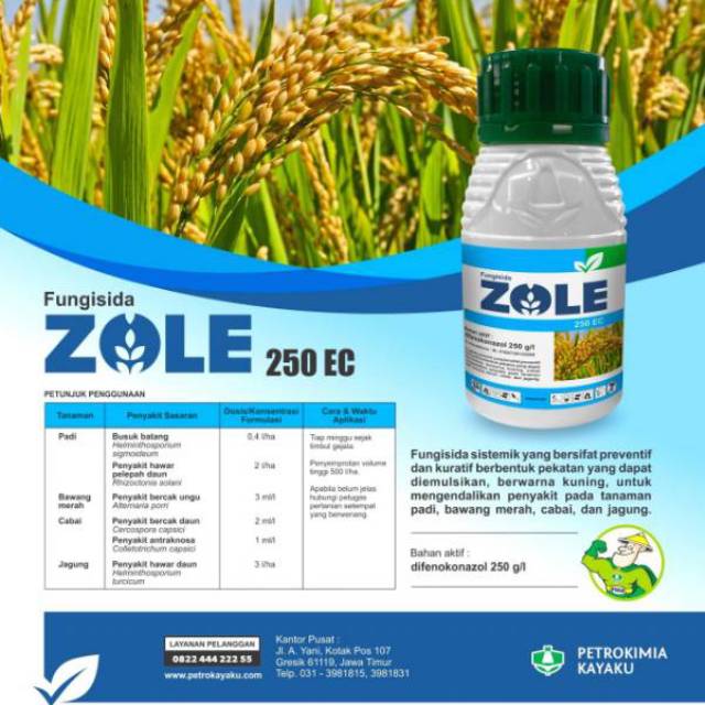 Jual Obat pertanian Fungisida Zole 250 EC | Shopee Indonesia