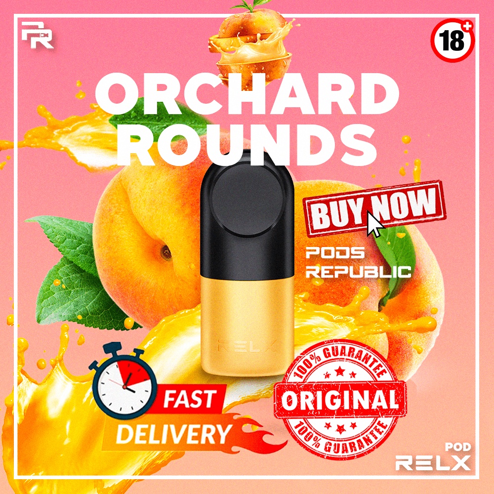 Jual RELX Pods - Orchard Rounds (Peach) | Shopee Indonesia