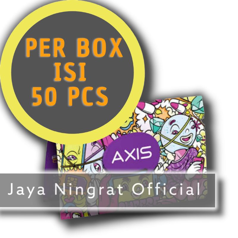 Jual PER BOX (50 pcs) Axis Bonus Kuota App Exp Maret 2023 Indonesia ...