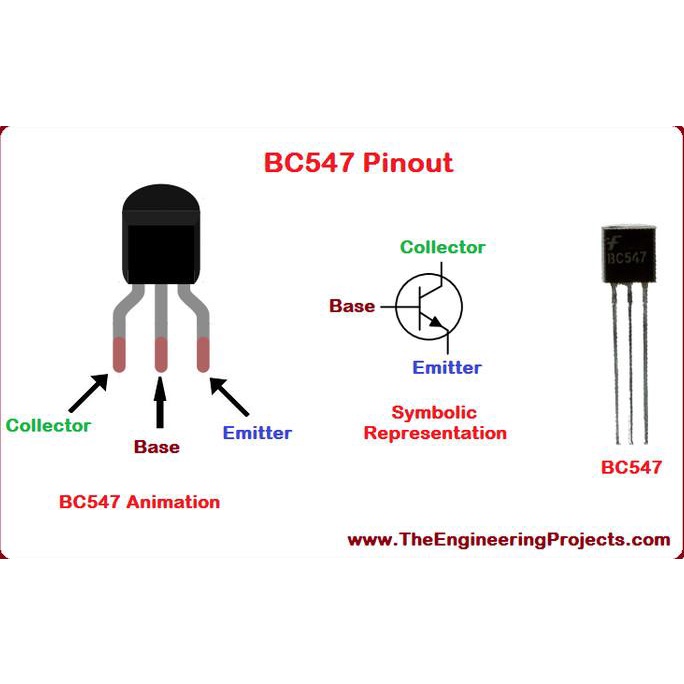 BC547 Transistor: Pinout, Equivalents And Specifications, 54% OFF