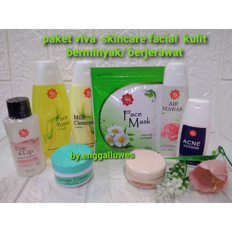 Jual PAKET VIVA FACIAL KULIT BERMINYAK/BERJERAWAT peeling diganti ...