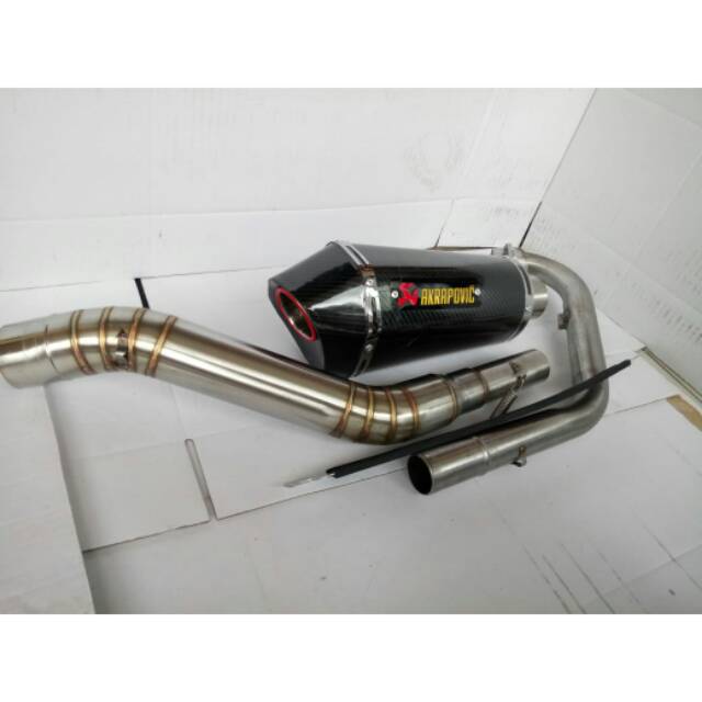 Jual KNALPOT AKRAPOVIC VIXION CB150R VERZA BYSON GSX 150R CBR 150R ...