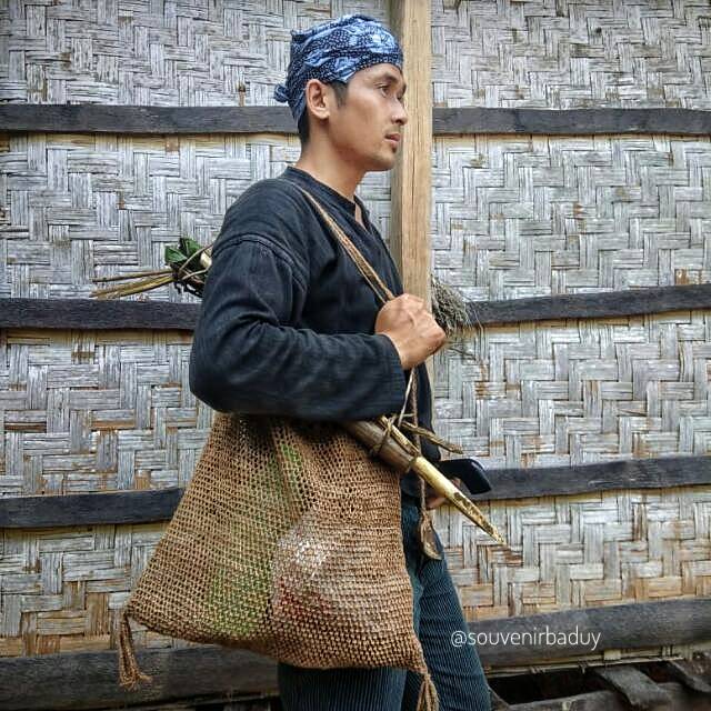 Jual Tas Koja Rajutan Lebih rapat asli dari suku Baduy | Shopee Indonesia
