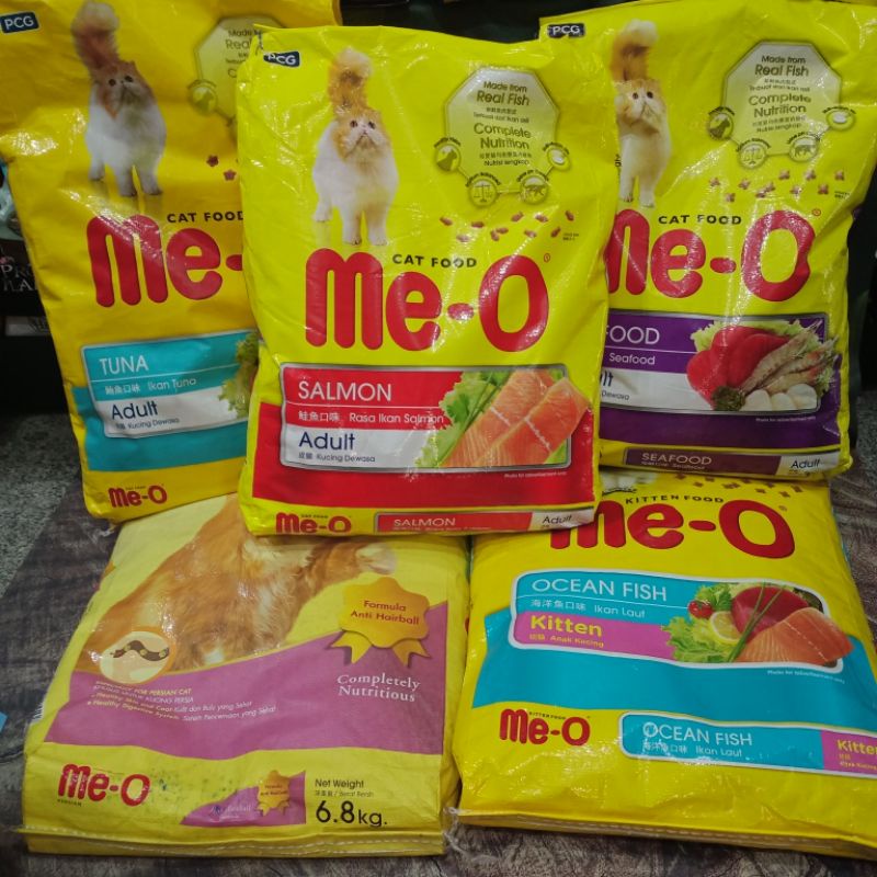 Jual Me-O/ Meo Kitten Ocean Fish Adult Beef& Vegetable/ Chicken/ Salmon ...