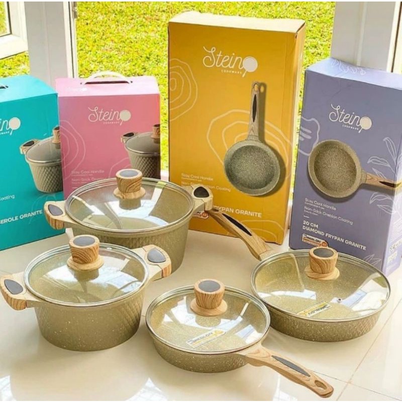 Jual STEIN COOKWARE DIAMOND GRANITE SERIES DIJUAL SATUAN (PER PCS ...