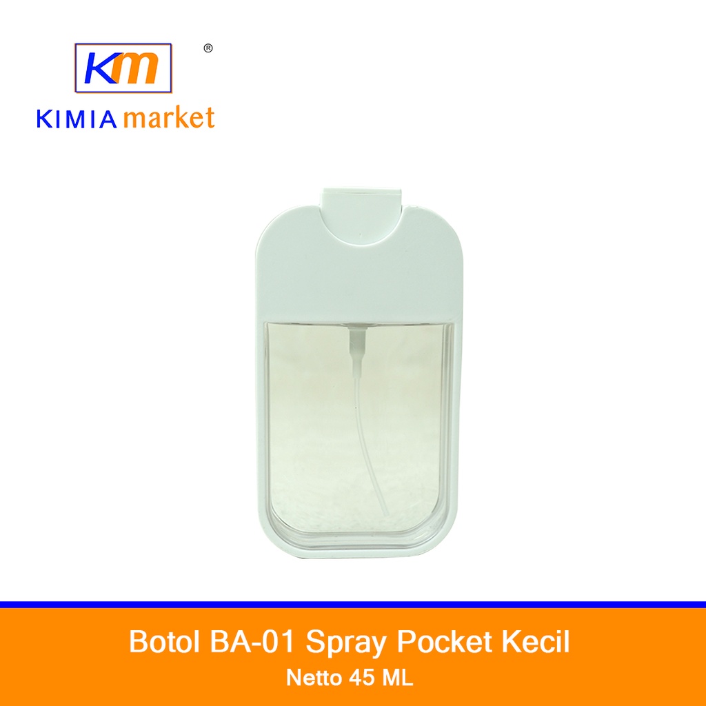 Jual Botol Spray Mini 45ml / Spray Pocket Putih ukuran 45ml / Spray ...
