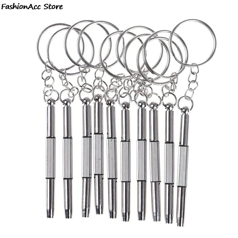 Jual Gantungan Kunci Stainless Bentuk Obeng Mini 3in1 Untuk Kacamata ...