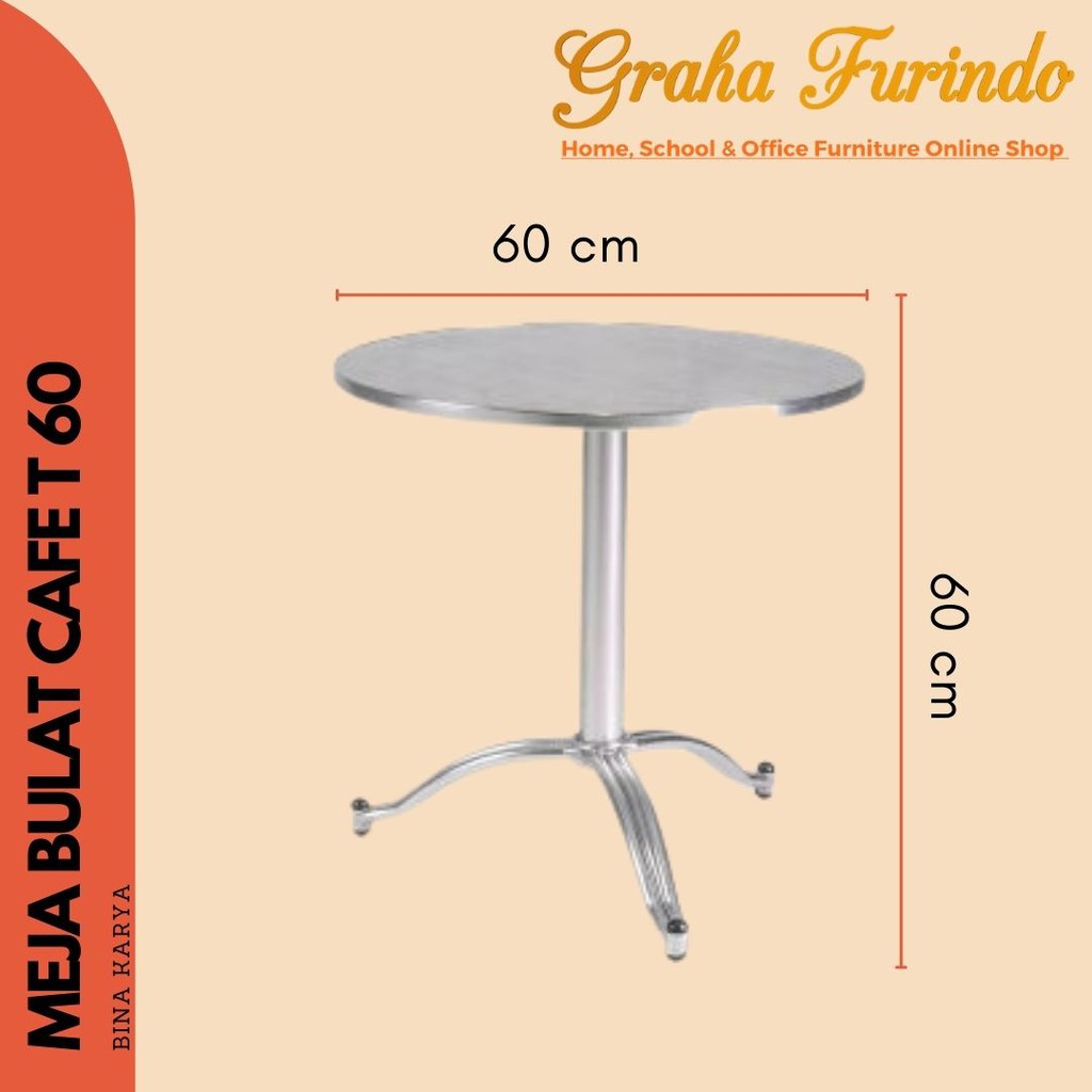 Jual MEJA KAKI STAINLESS | MEJA BULAT | MEJA CAFE | MEJA SERBAGUNA ...